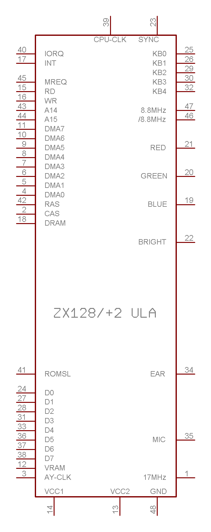 Directory: /Vintage/Sinclair/86/ZX Spectrum+ 128K/Repair/Circuit ...